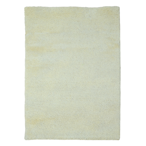 Everest 100% Pure Natural Wool Hand Knotted Cream Area Rug - 2 Sizes